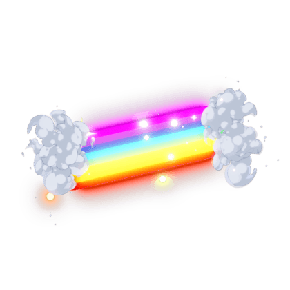 Baddies: Rainbow Trail Hoverboard | Bloxtsar
