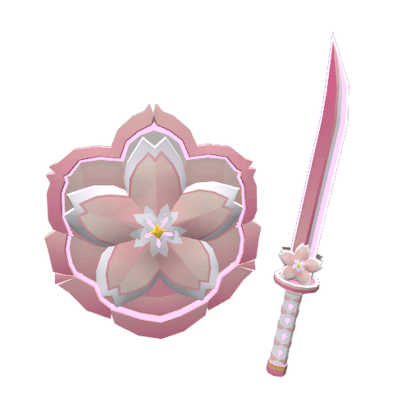 Baddies: Sakura Sword and Shield Set | Bloxtsar